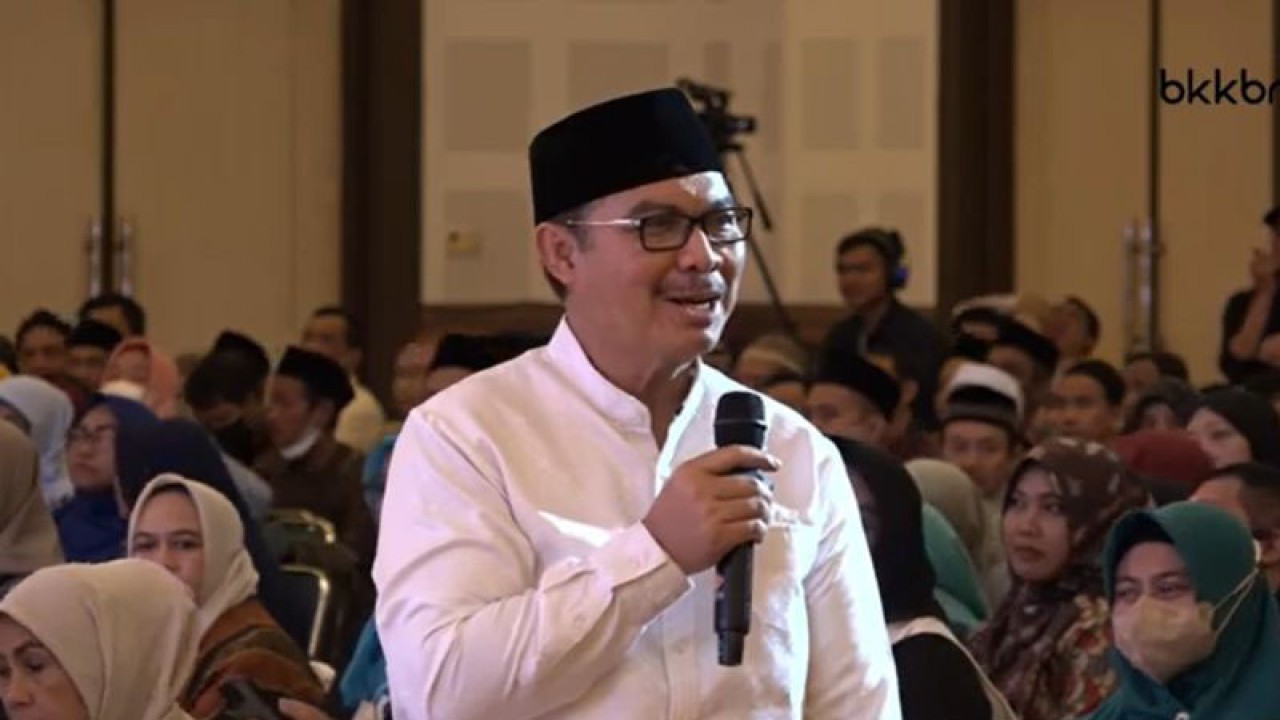 Tangkapan layar Kepala Badan Kependudukan dan Keluarga Berencana Nasional (BKKBN) Hasto Wardoyo ...