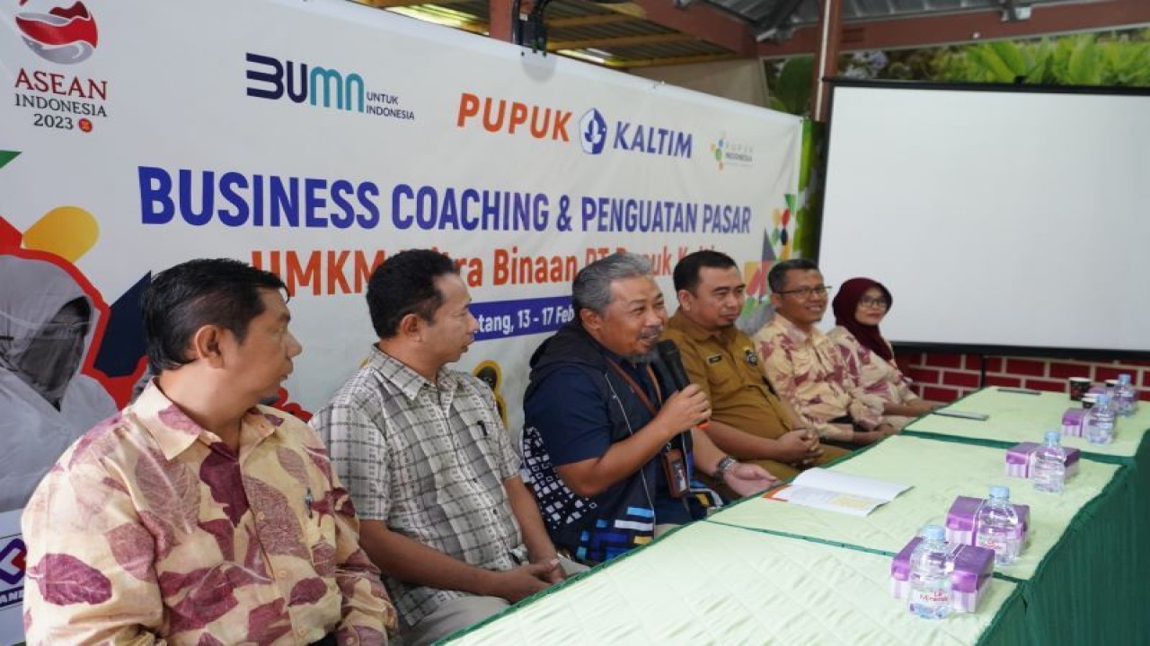 PT Pupuk Kalimantan Timur (Pupuk Kaltim) meningkatkan potensi UMKM binaan melalui kegiatan ...