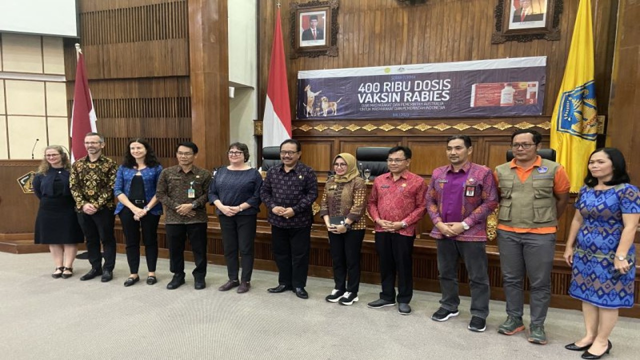 Bali Menerima 200 Ribu Dosis Vaksin Rabies Dari Australia