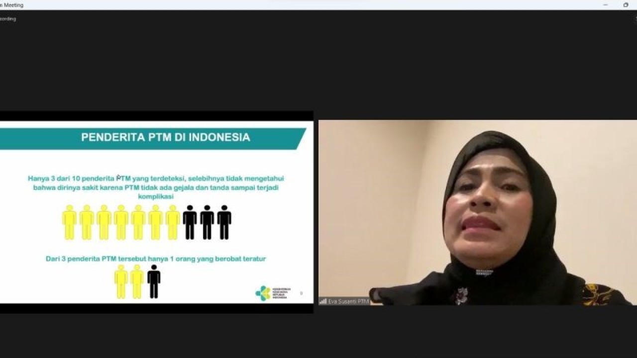 Tangkapan layar Direktur Pencegahan dan Pengendalian Penyakit Tidak ... Tangkapan layar Direktur Pencegahan dan Pengendalian Penyakit Tidak ...
