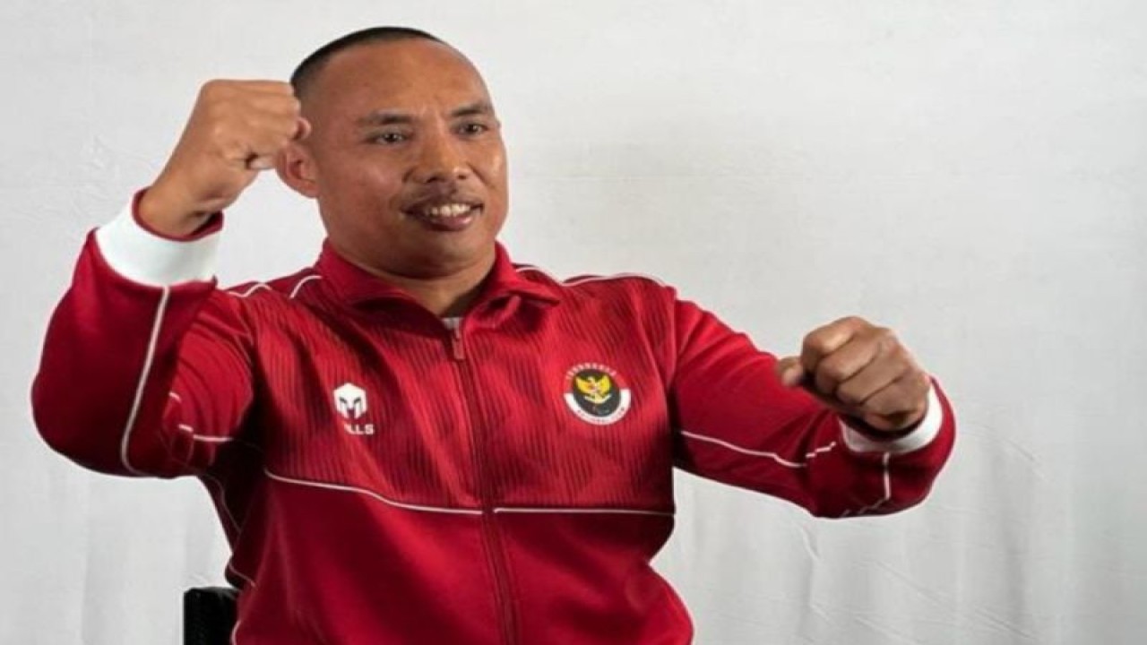 Atlet para atletik nomor lempar cakram, Riadi Saputra (ANTARA/HO)