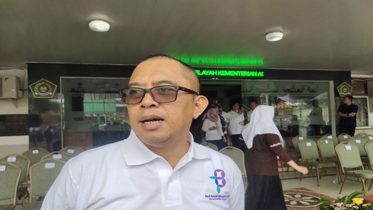 Kepala Kanwil Kemenag Lampung Puji Raharjo, di Bandarlampung, Rabu, (3 ...