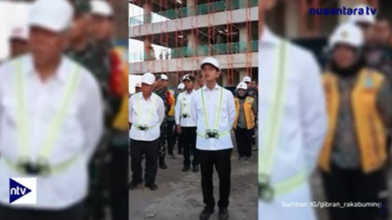 NTV: Update IKN! Gibran Tinjau Langsung Progres Pembangunan Istana ...