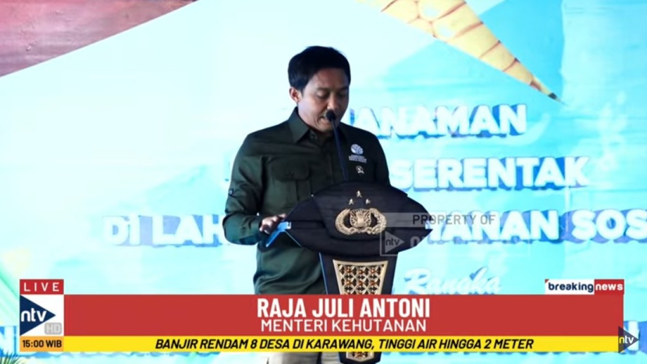 Menteri Kehutanan Raja Juli Apresiasi Peran Polri dalam Program ...